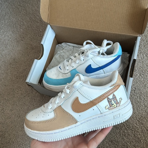 Nike | Shoes | Custom Bluey Afs | Poshmark